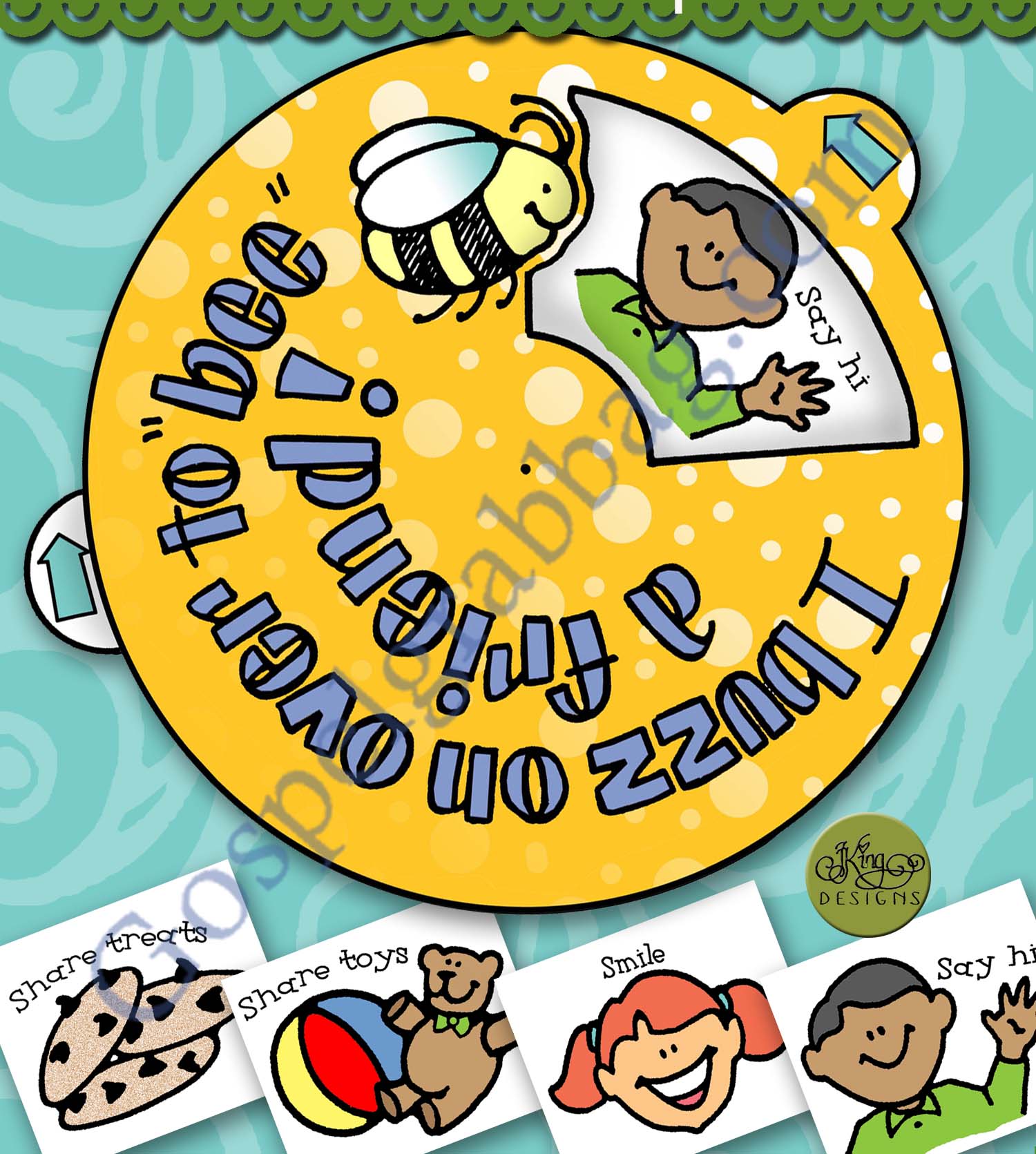 Sharing: I Will Share, Primary Lesson Helps ACTIVITY: I Can "Bee" a ...