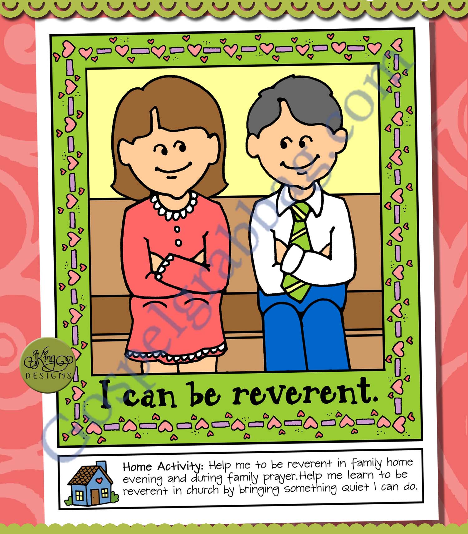 Reverence: Primary Lesson Helps, Nursery Lesson 20 - I Will Be Reverent ...