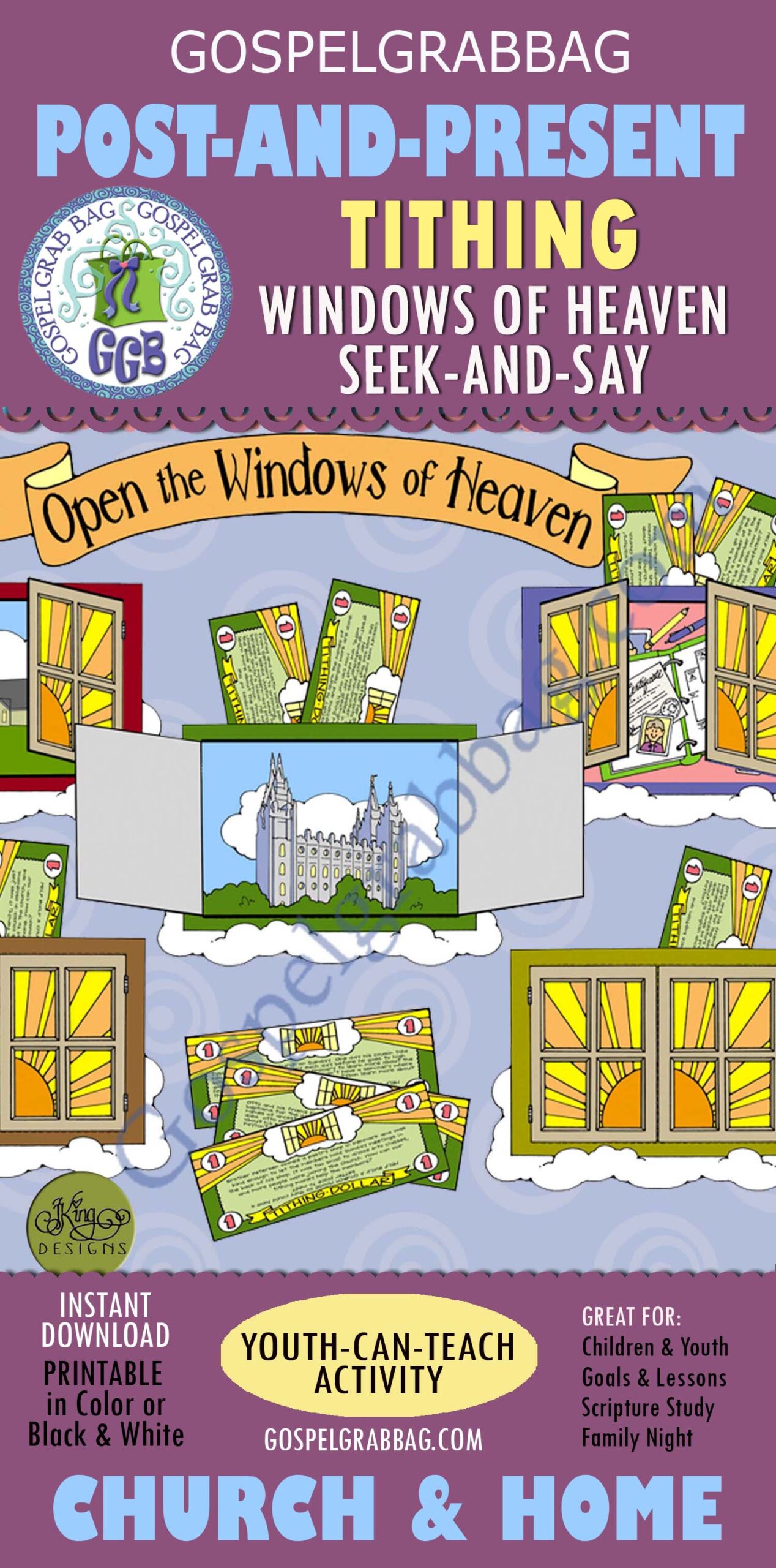 H - T - INDEX: Honesty & Tithing Activities for Come Follow Me Primary ...