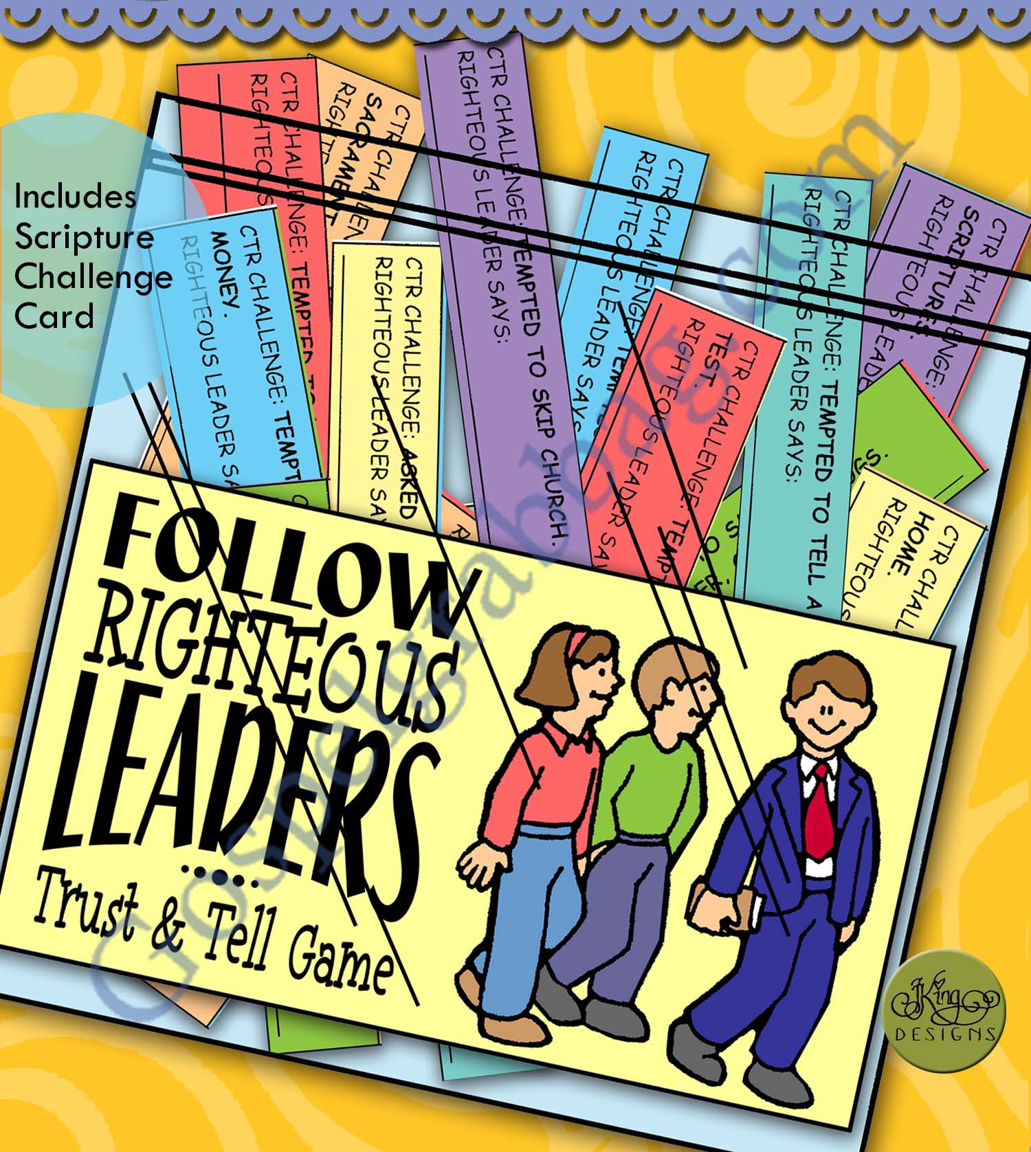 FOLLOW RIGHTEOUS LEADERS - TRUST IN GOD Activity: Trust-and-Tell GAME ...