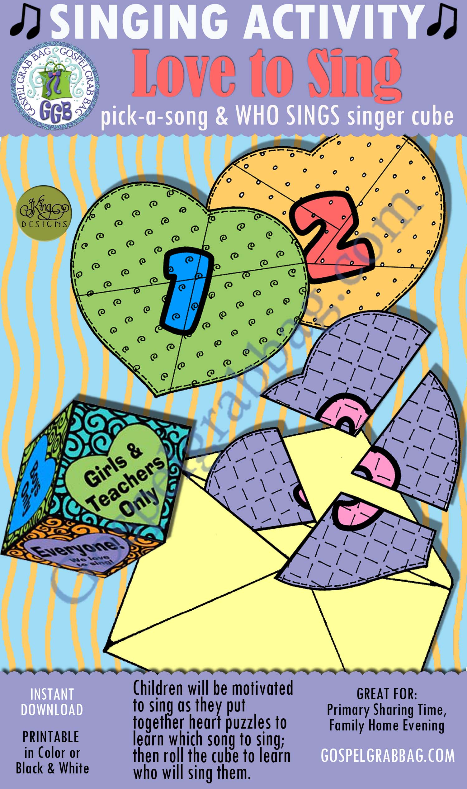 LDS Primary Singing Time Fun Song Activities Love To Sing Puzzles