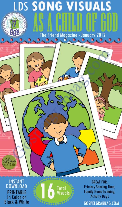 Child of God: "As a Child of God" LDS song visuals for SINGING TIME ...
