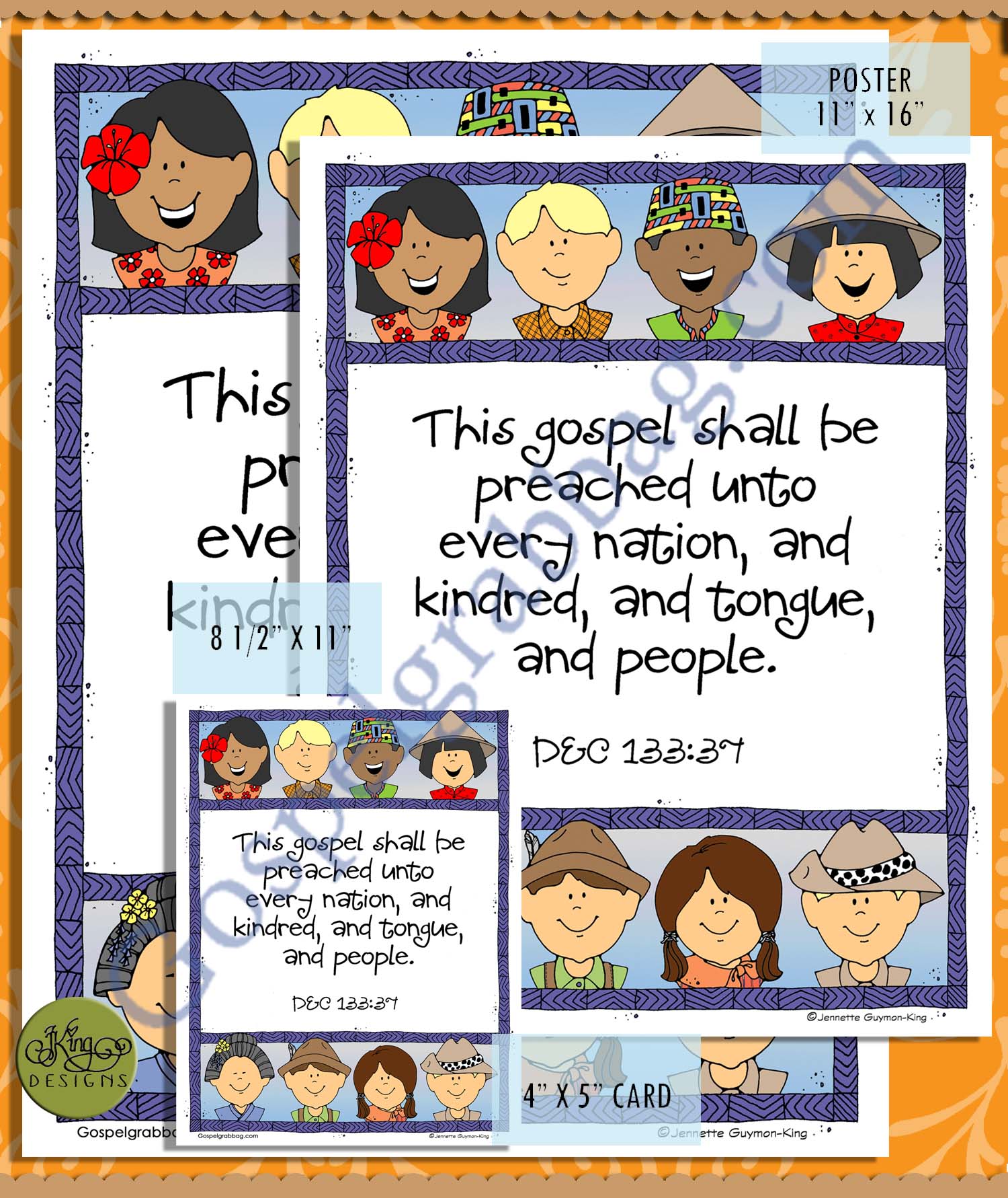 Missionary Work: Scripture Poster, Doctrine and Covenants 133:37, LDS ...