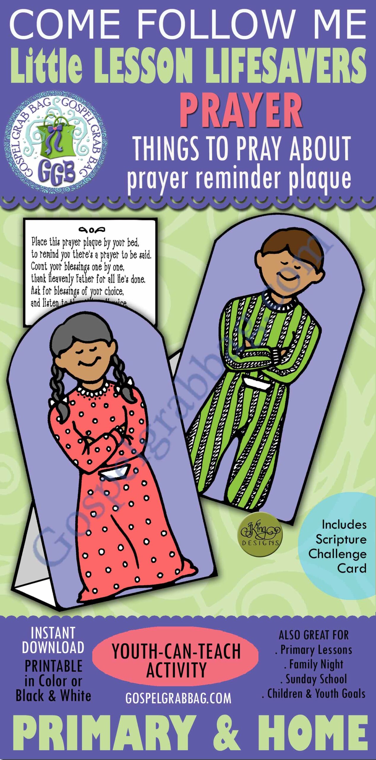 Prayer: Enos Prays, Primary 4 manual, Book of Mormon lesson 9 activity ...