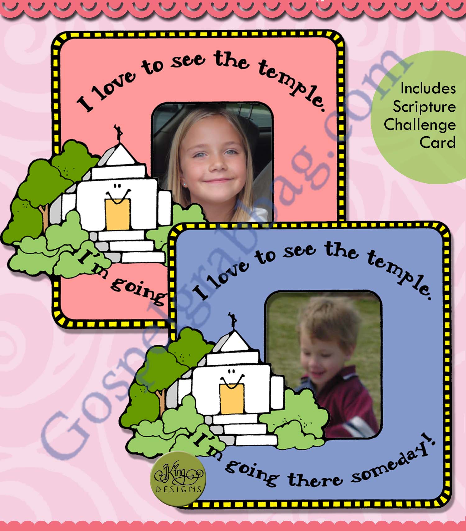 TEMPLES - ORDINANCES - "I Love to See the Temple" (temple photo frame ...