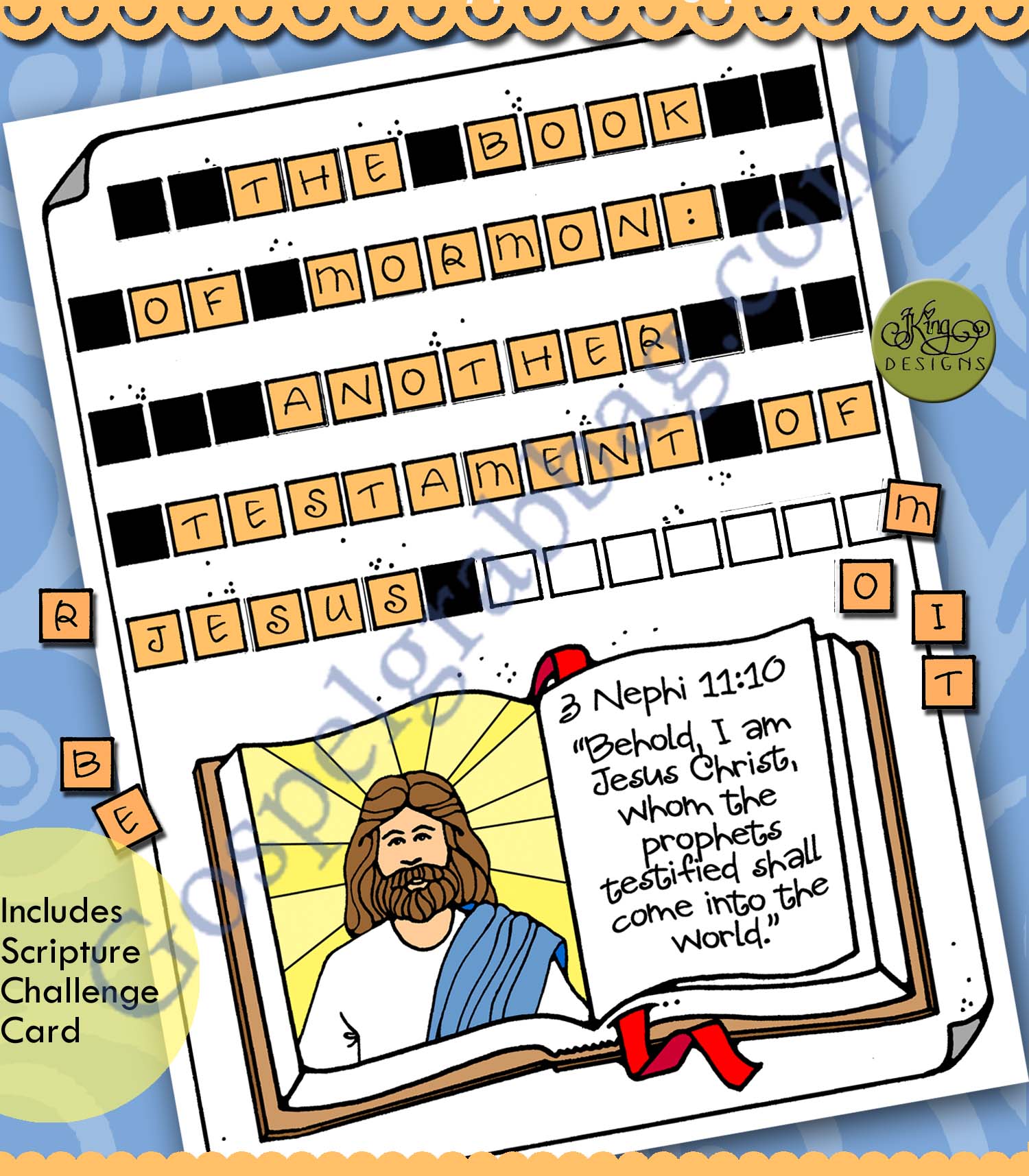 BOOK OF MORMON - Activity: Typesetting Poster – for Doctrine and ...