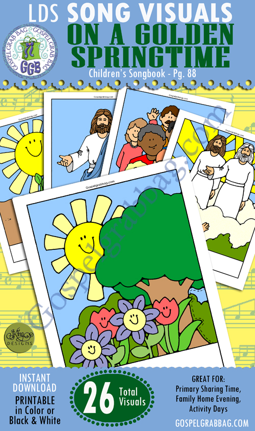 Song – “On a Golden Springtime”: LDS Primary Singing Time song visuals ...