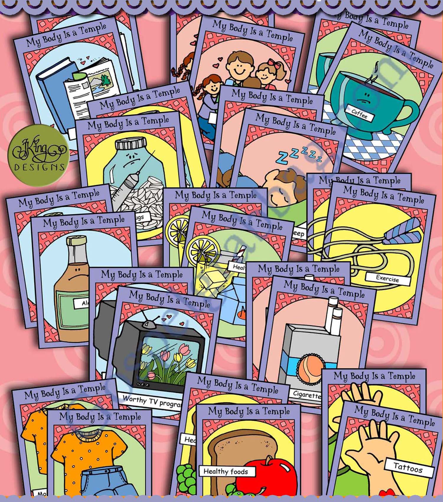 BODY IS A TEMPLE - Activity: My Body Is a Temple Concentration (We are ...