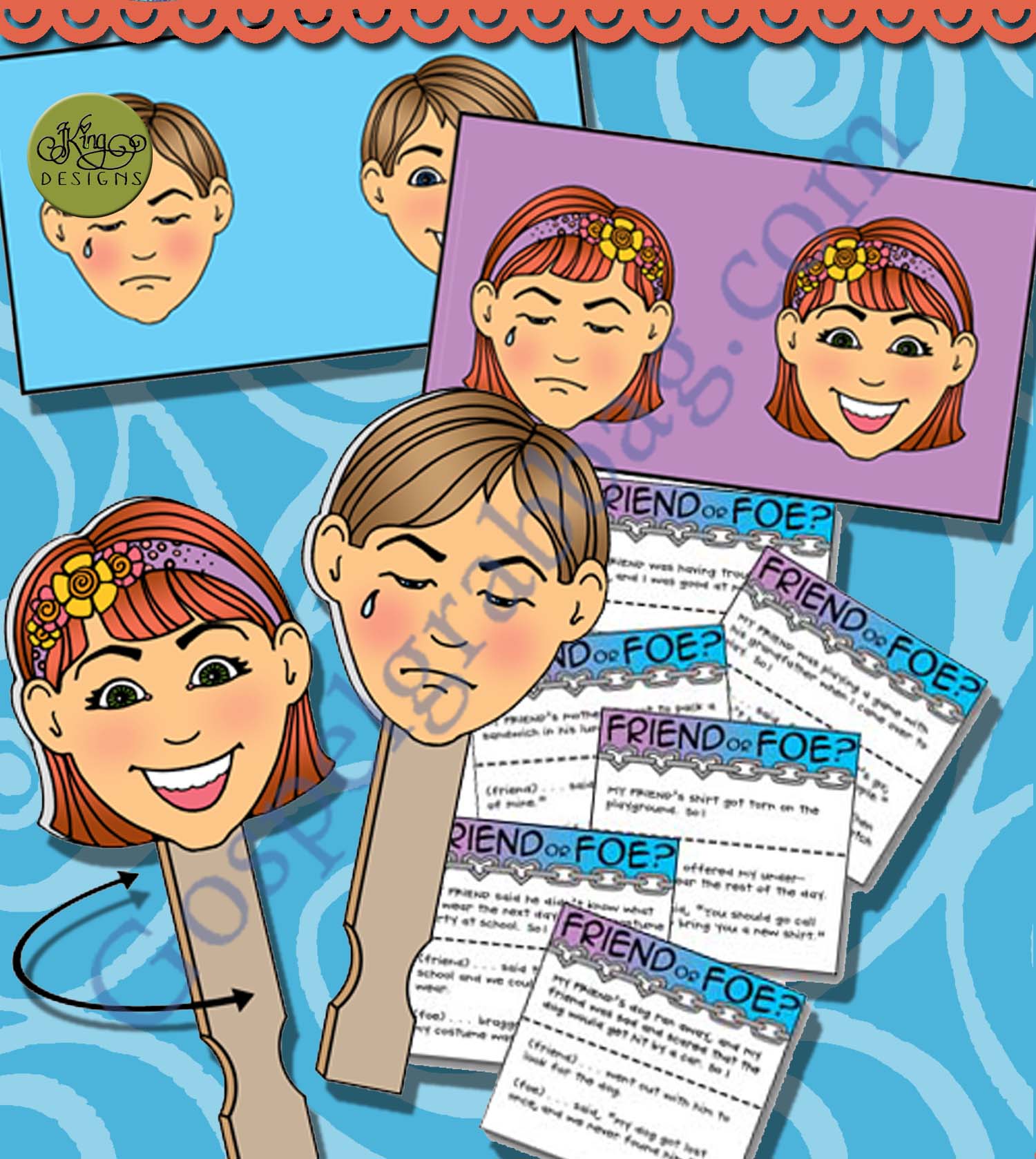 FRIEND - LOVE - PEACEMAKER Activity: Friend-or-Foe? (Slap Game / Flip ...