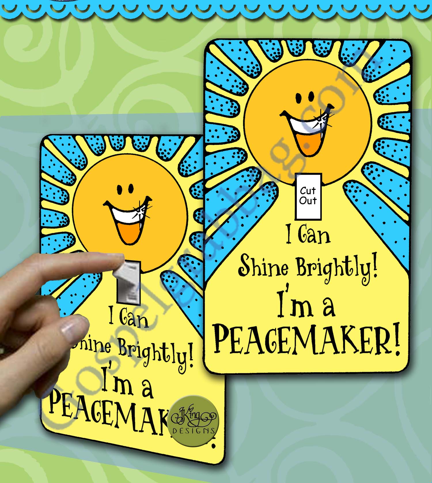 KINDNESS - PEACEMAKER - LOVE Activity: I can shine brightly! I'm a ...