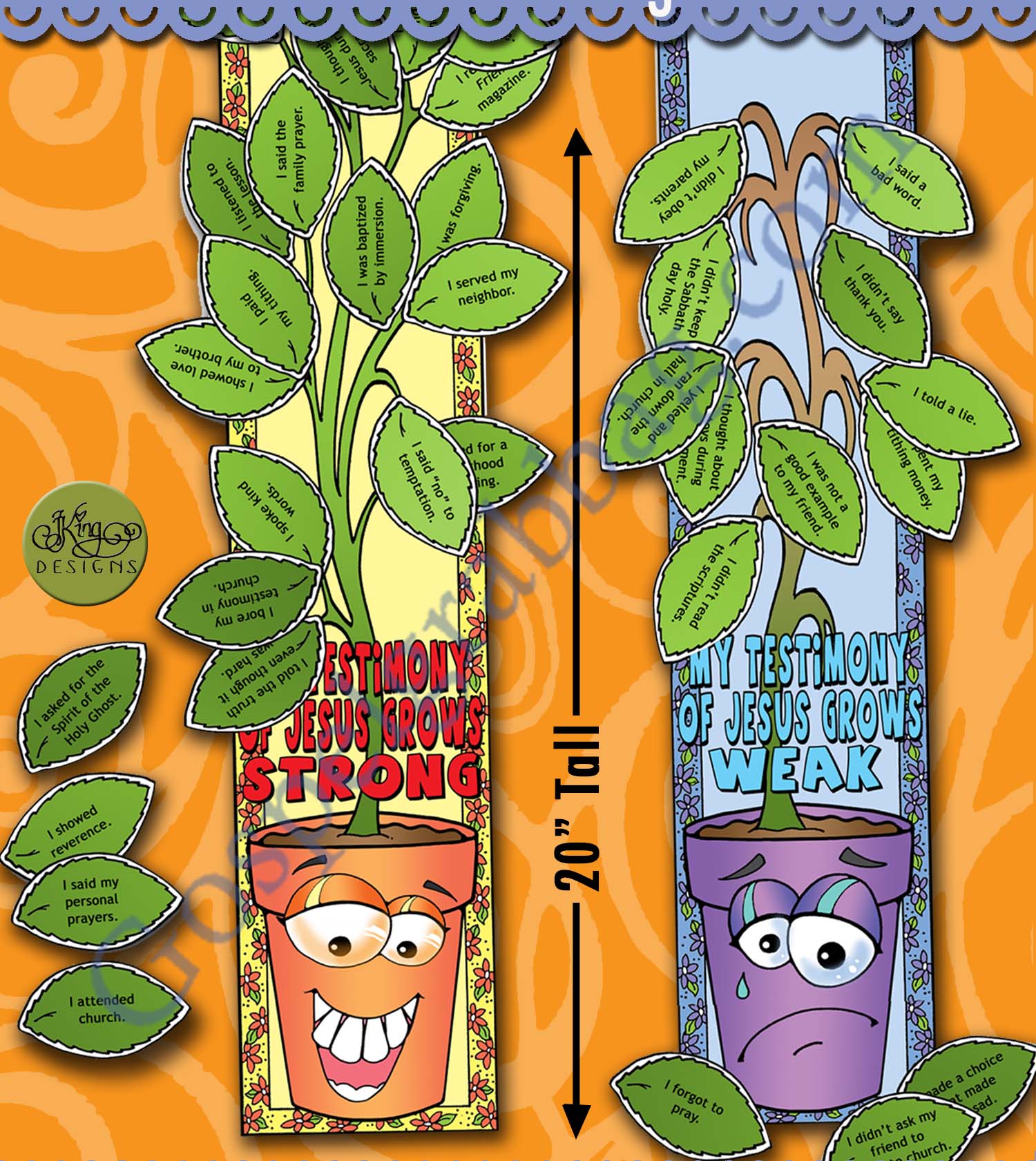 TESTIMONY Activity: My Strong Testimony of Jesus (Weak or Strong Plant ...