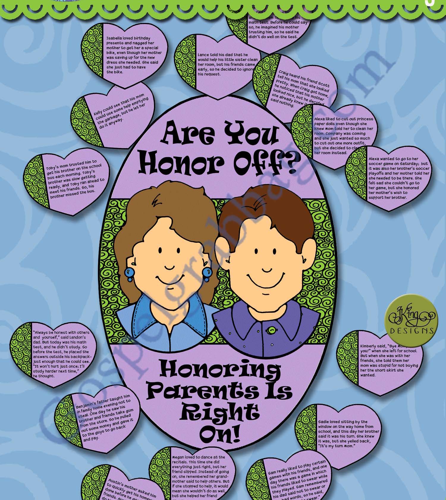 FAMILY - HONOR PARENTS Activity: Are You Honor Off? (Honor Parents Vote ...