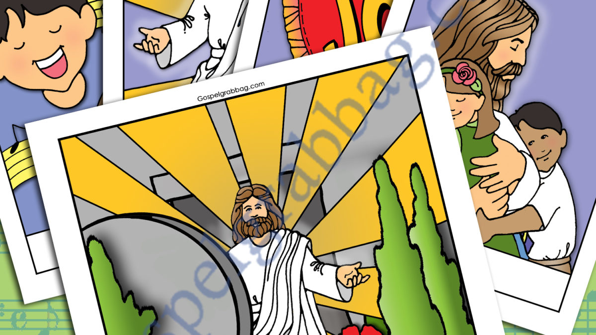 RESURRECTION: LDS Primary Singing Time - Song Visuals, "Jesus Has Risen ...