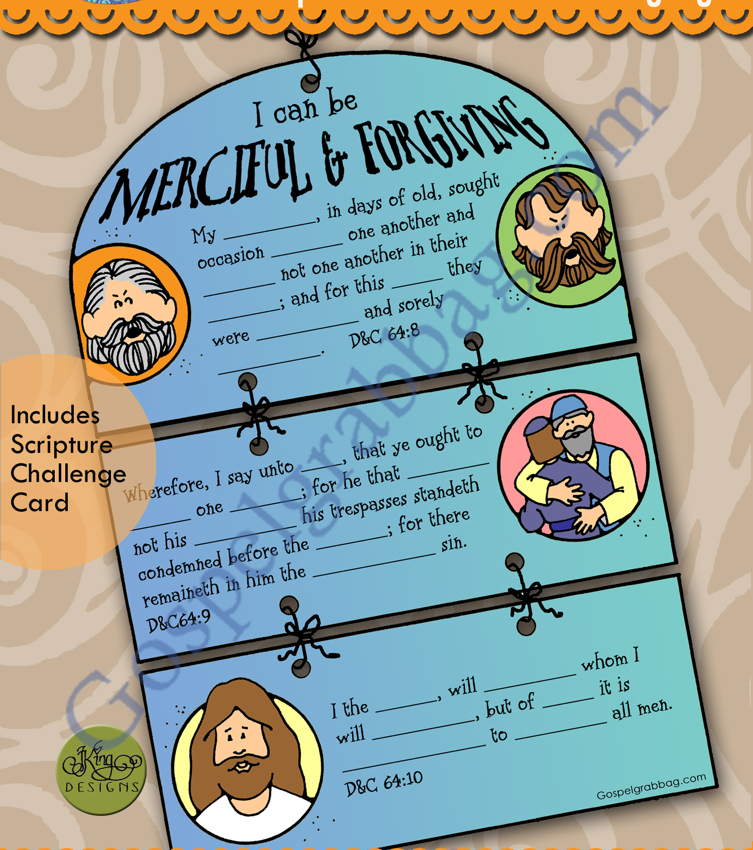 FORGIVE OTHERS Activity: I can be merciful and forgiving. Scripture ...