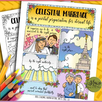 TEMPLE MARRIAGE ColorQuote "Celestial marriage is a pivotal part of ...