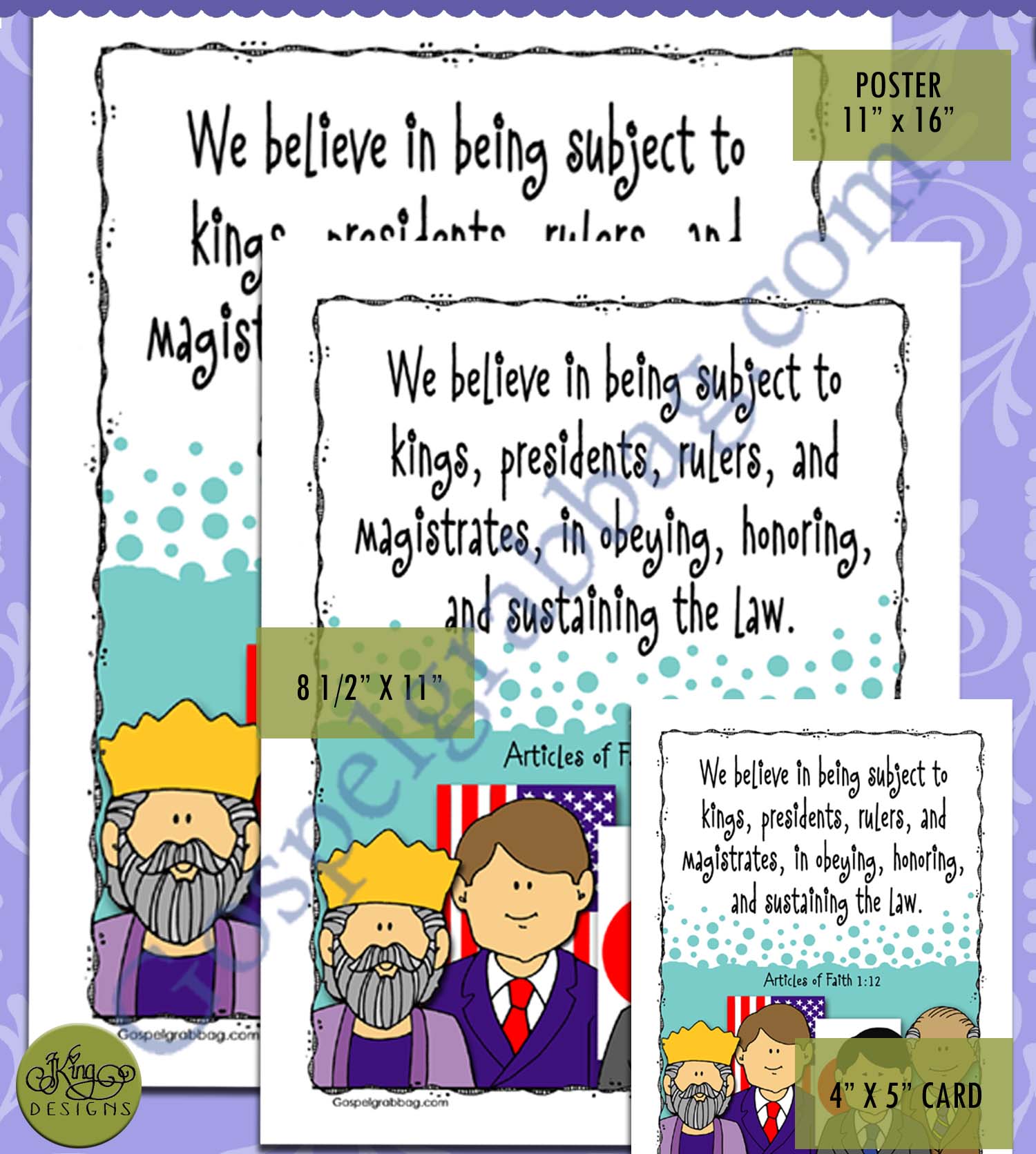 Obedience, Obeying the Law: Scripture Poster, Articles of Faith 1:12 ...