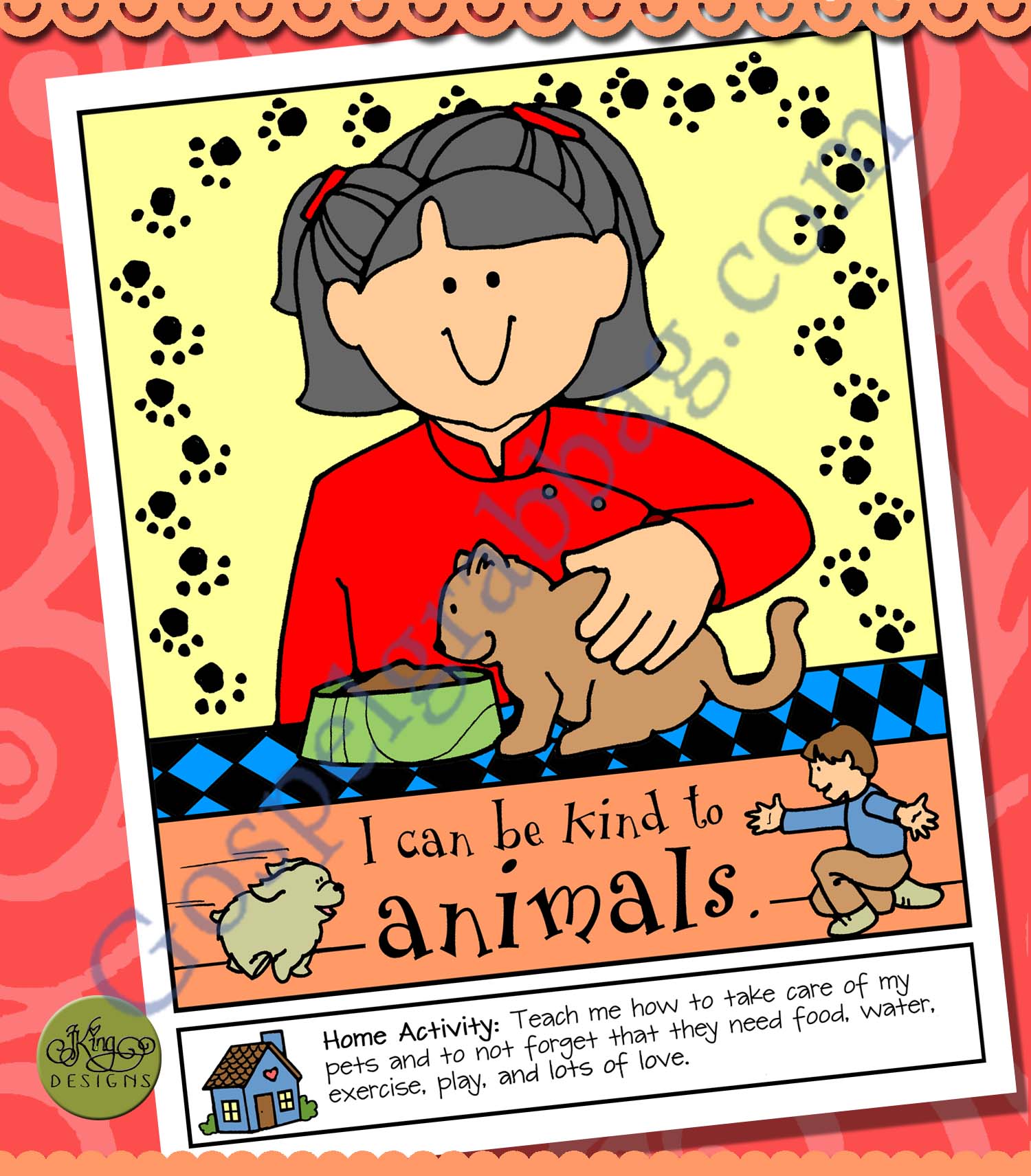 Primary 1 - Sunbeam Lesson 35 Activities - I Can Be Kind to Animals ...