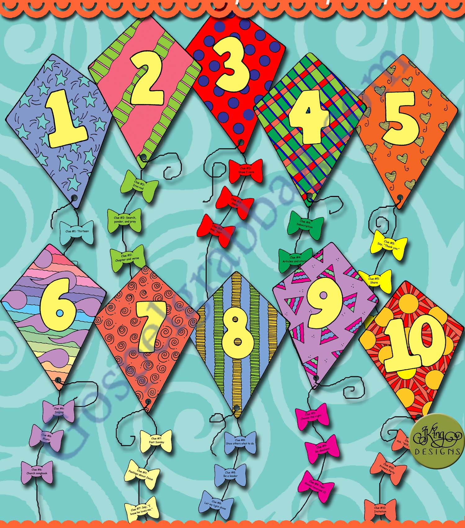 Missionary Work: "Missionary Mystery" Kite Maze - Post-and-Present ...