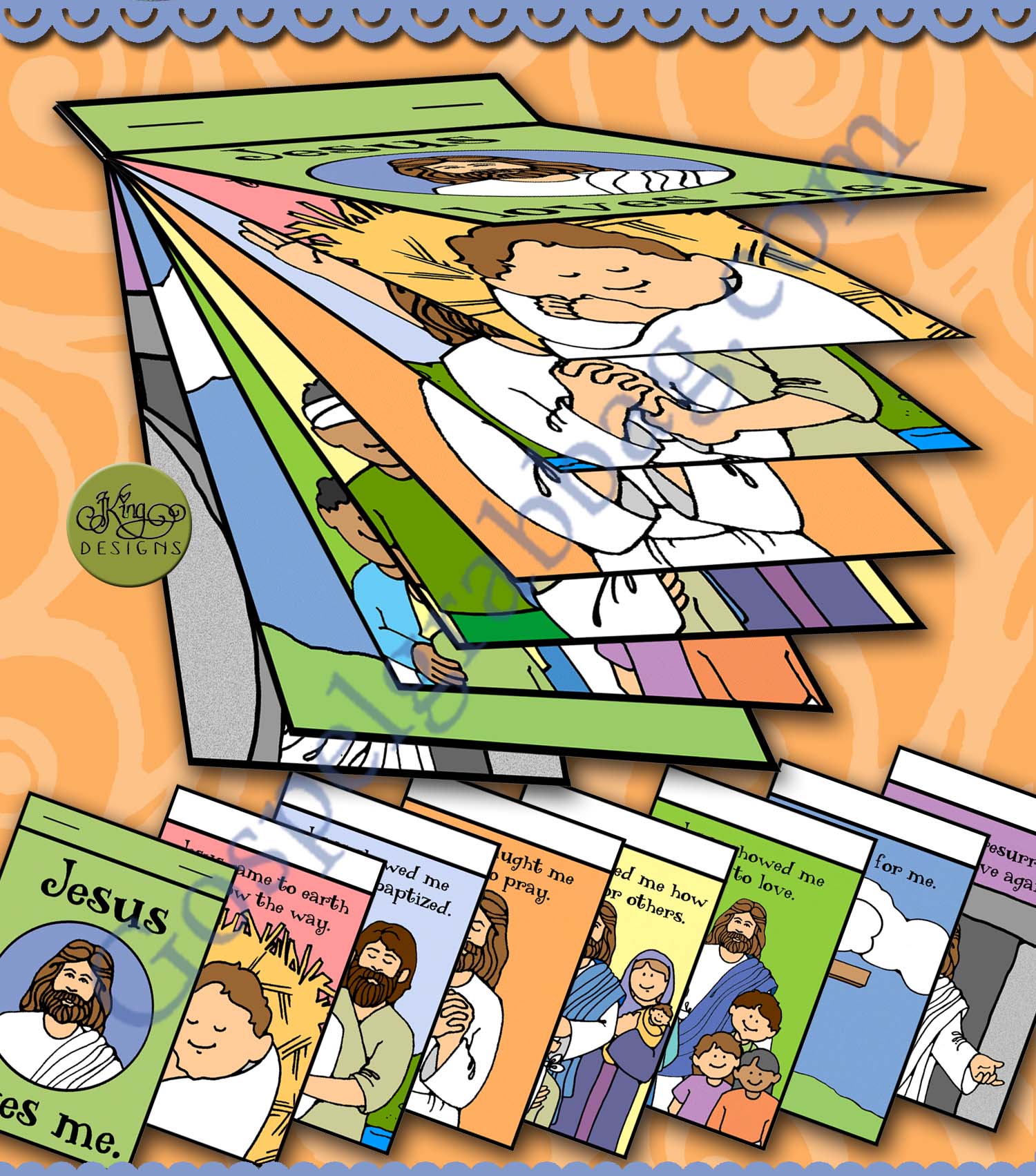 RESURRECTION - JESUS LOVES ME Activity: "Jesus Loves Me" (Count-the ...