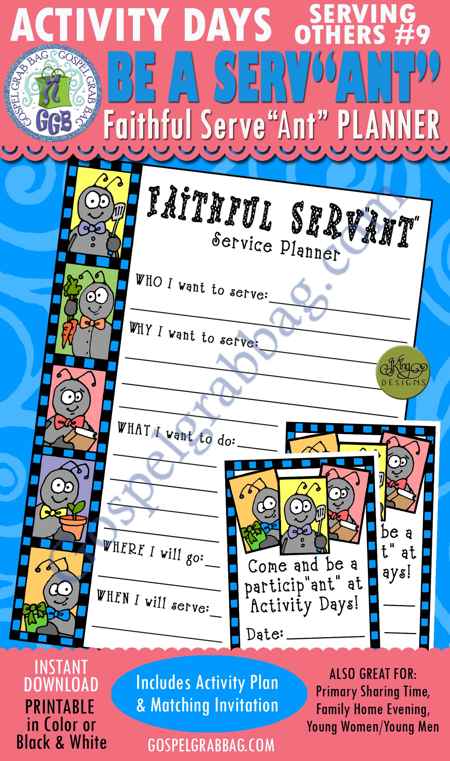 SERVICE: Activity Days – Serving Others - Goal 10 - plan and complete ...