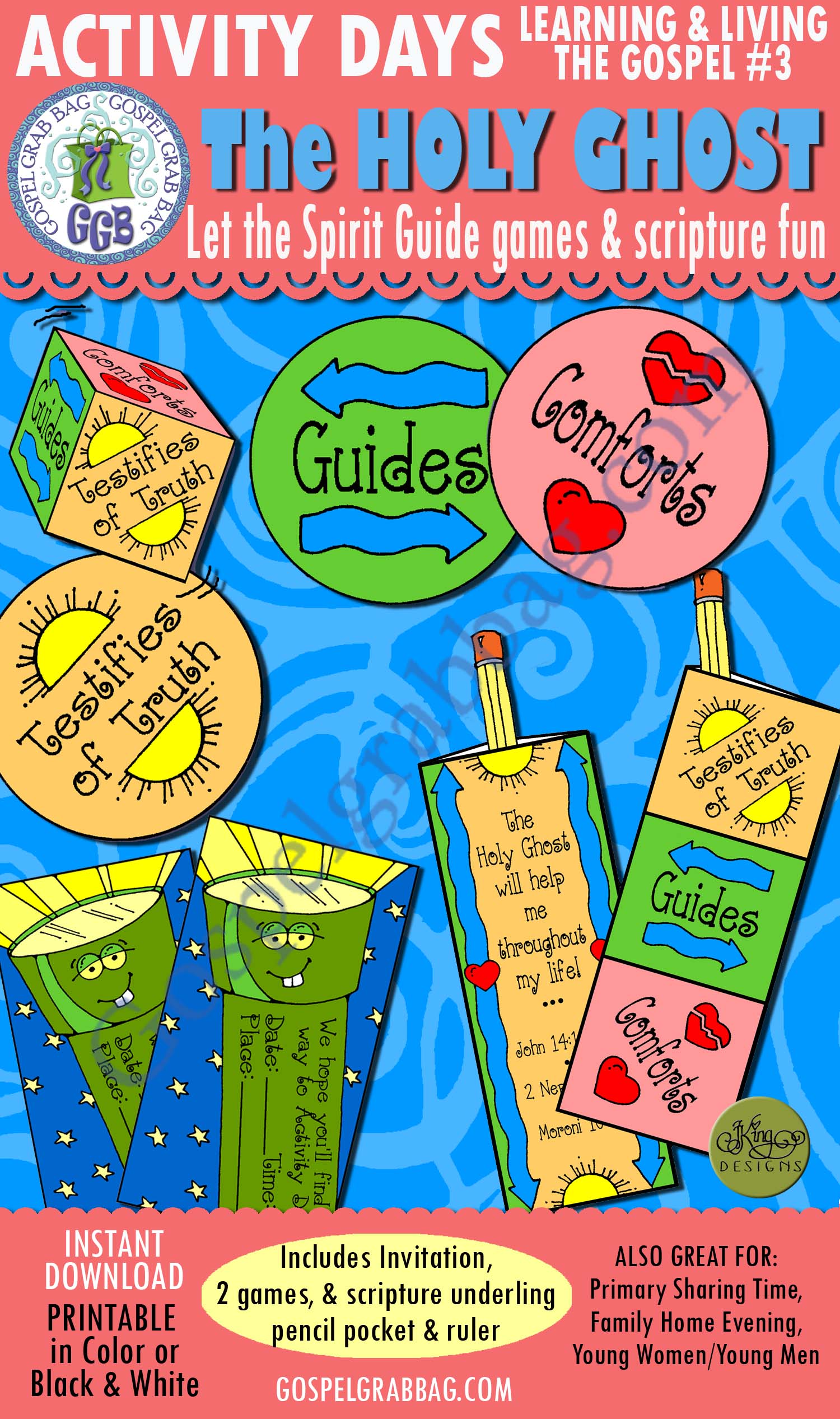 HOLY GHOST: Lesson Activity - Activity Days - Learning and Living the ...