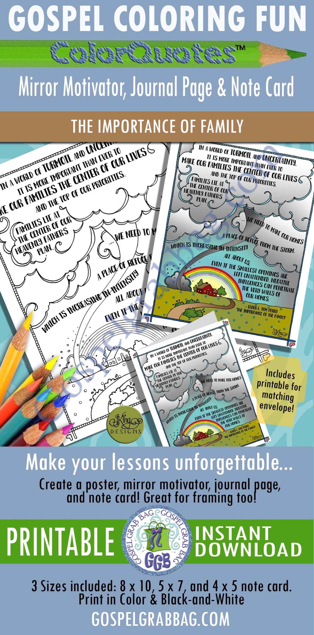 FAMILIES ColorQuote “In a world of turmoil and uncertainty, . . . make ...