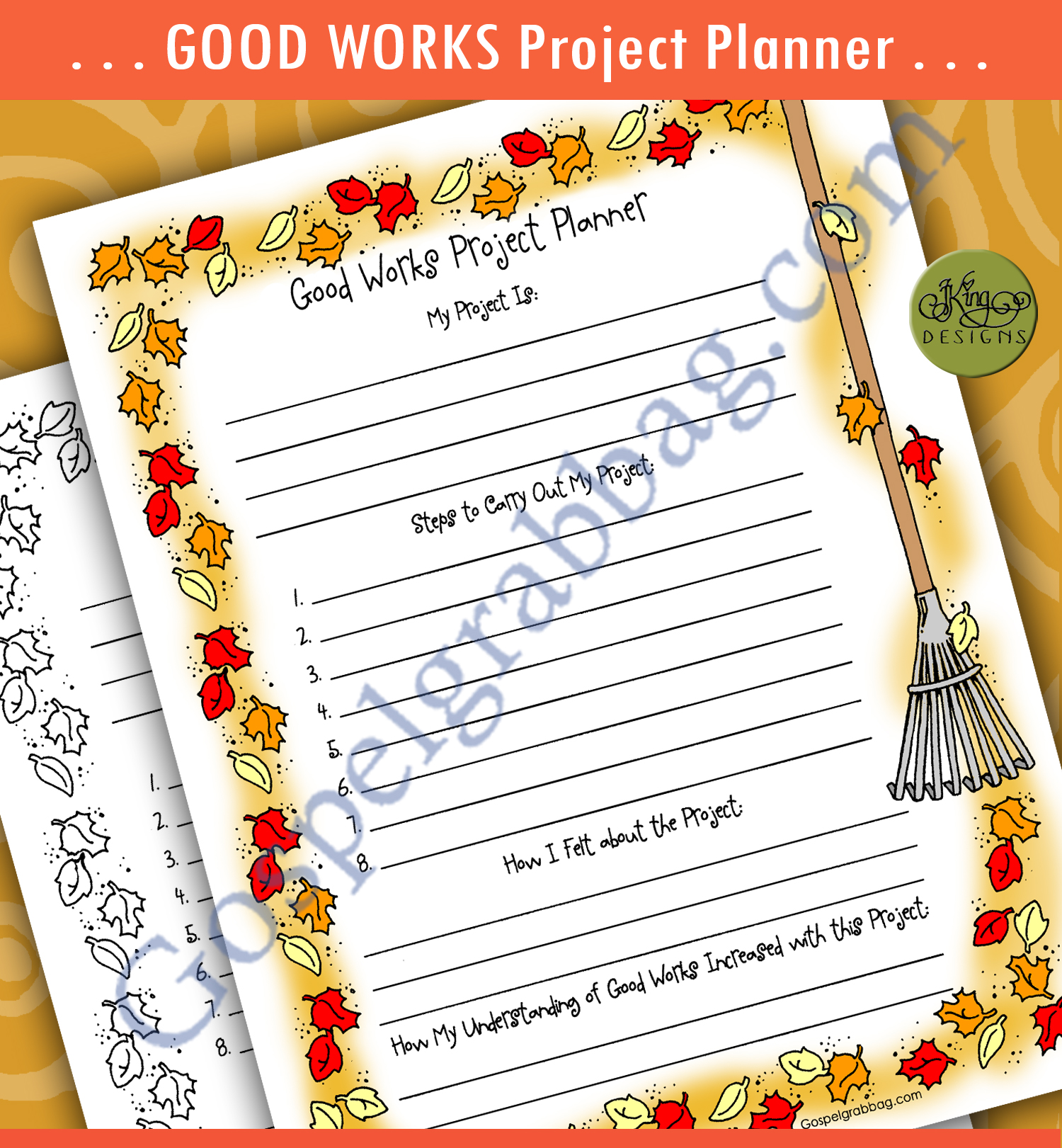 YOUTH GOAL PLANNER – Good Works “Good Works Value Project Planner” to ...
