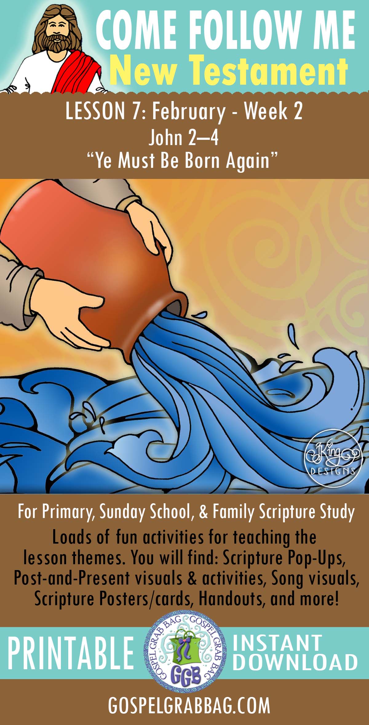 PRIMARY & Home Come Follow Me Activities – FEBRUARY (week 2) New ...