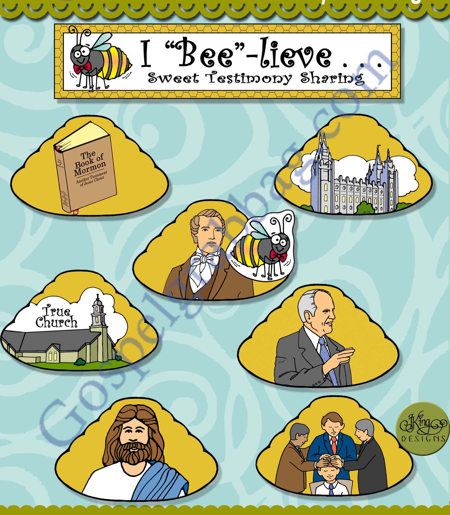 Missionary Work - Testimony: LDS Lesson Activity: I "Bee"-lieve -Sweet ...