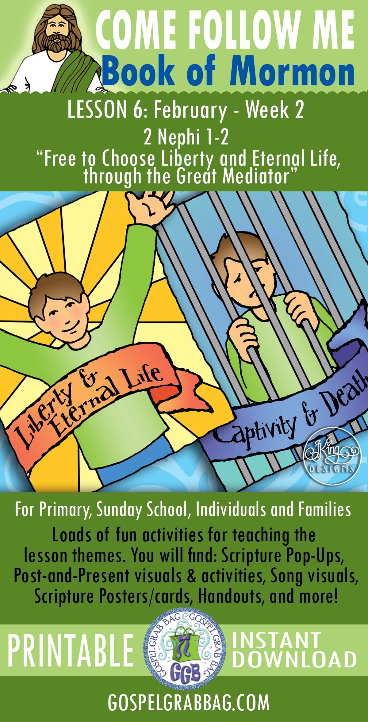 COME FOLLOW ME – Book of Mormon lesson activities – FEBRUARY (week 2 ...