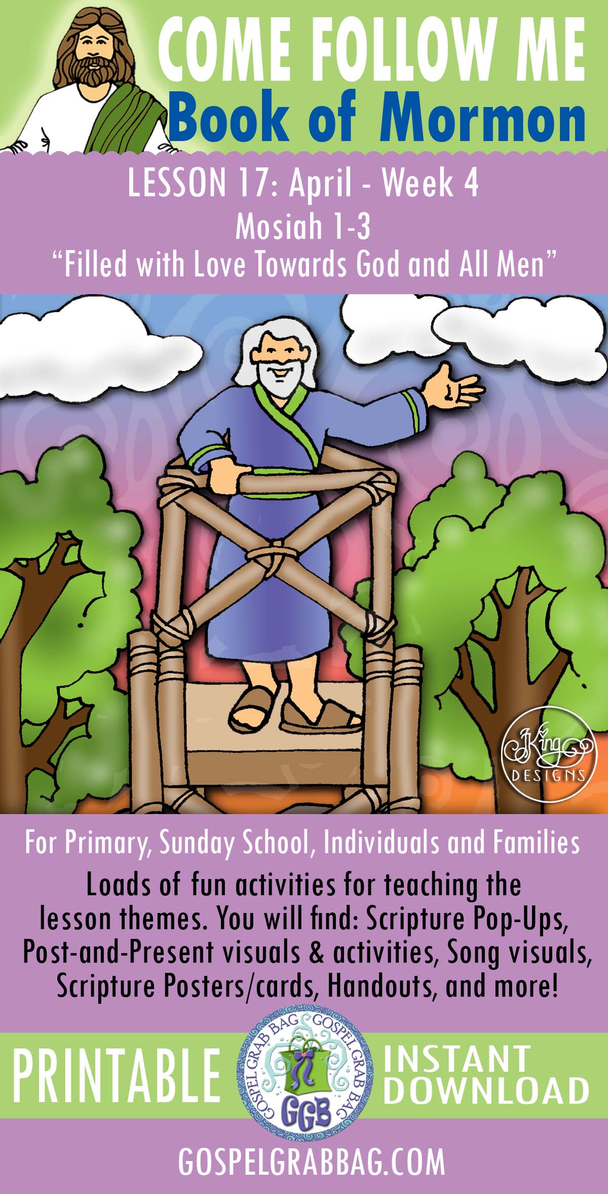 COME FOLLOW ME – Book of Mormon lesson activities – APRIL (week 4 ...