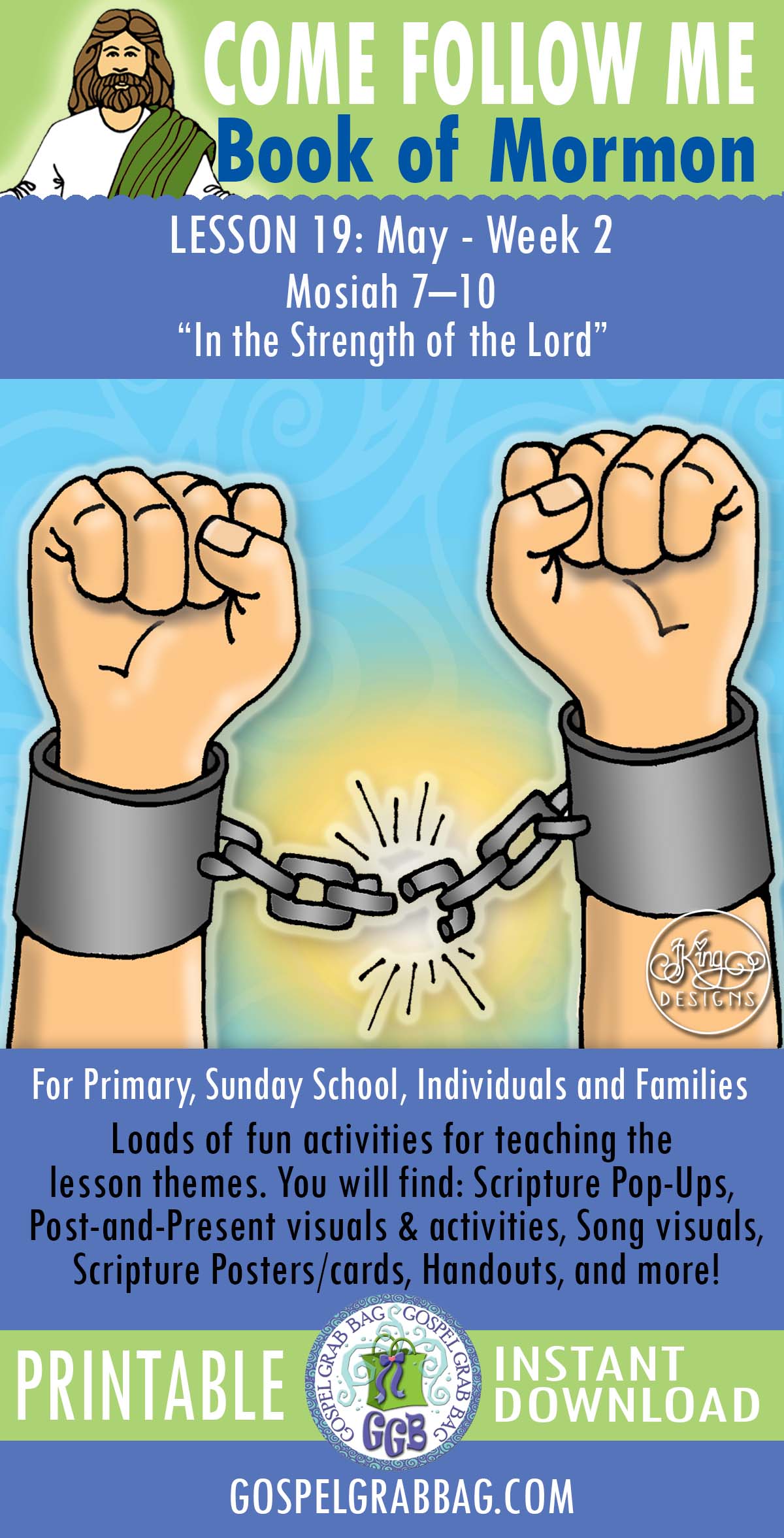 COME FOLLOW ME – Book of Mormon lesson activities – MAY (week 2) TOPIC ...