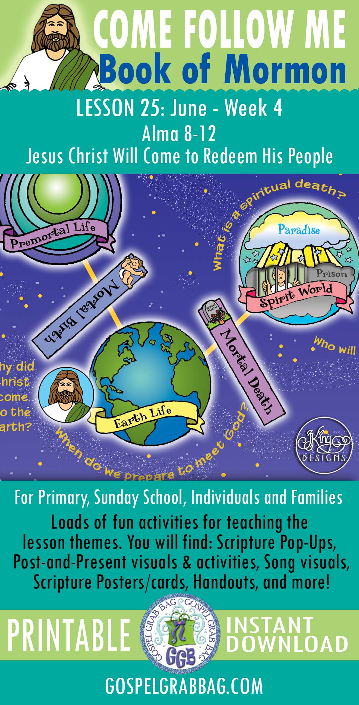 COME FOLLOW ME – Book of Mormon lesson activities – JUNE (week 4) TOPIC ...