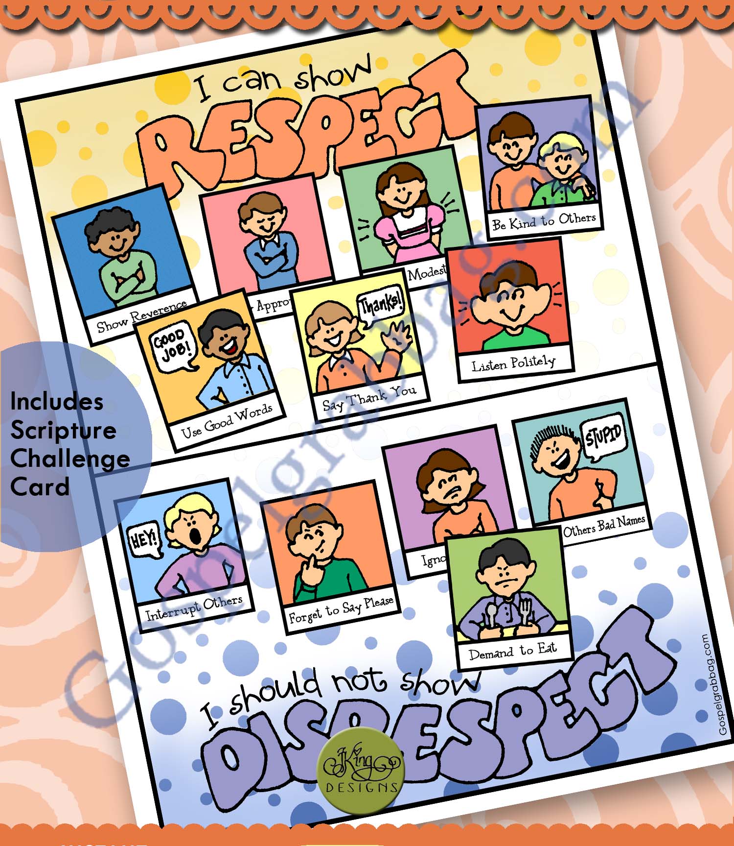 SHOW RESPECT Lesson Lifesaver Activity: I Can Show Respect respectful ...