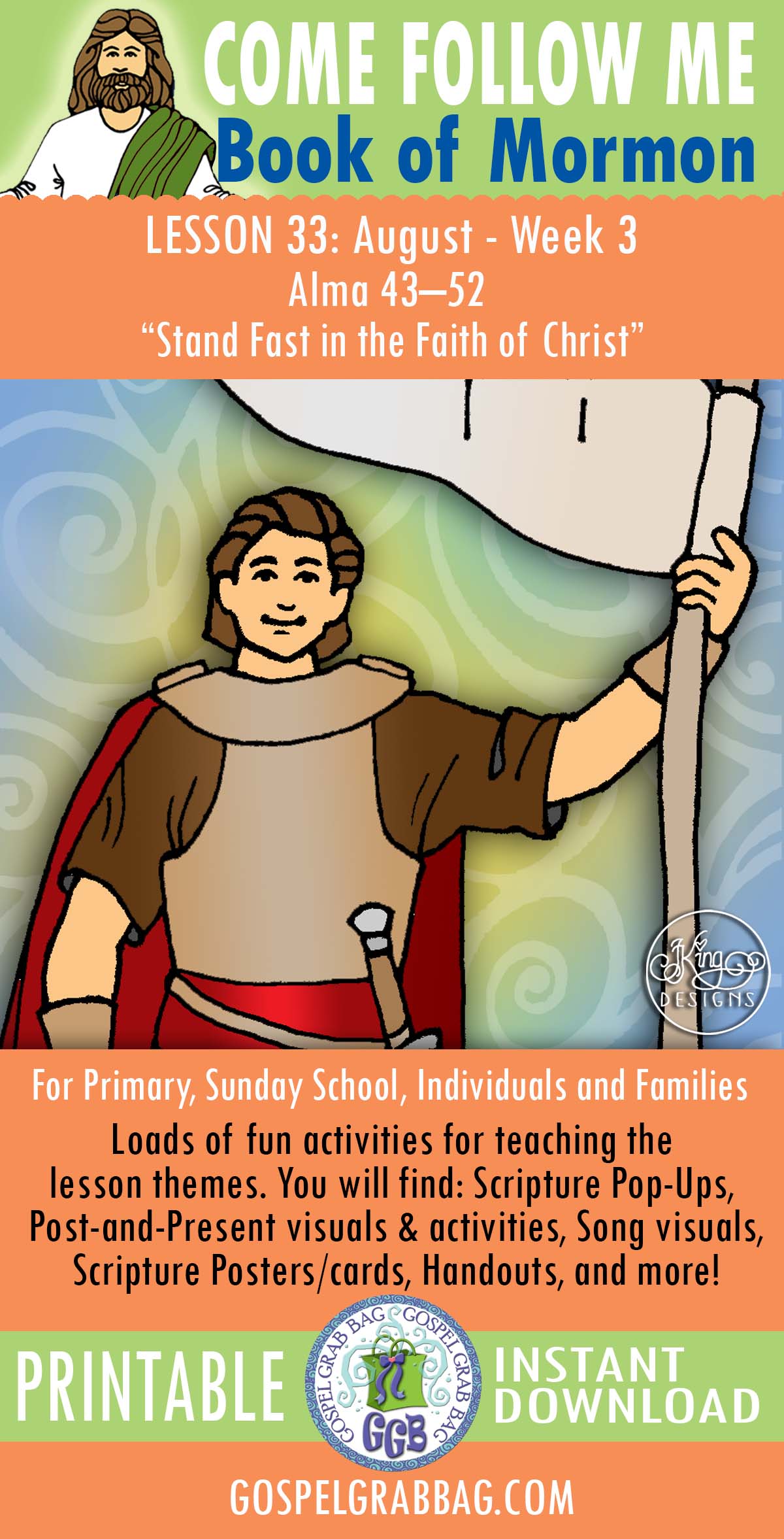 COME FOLLOW ME – Book of Mormon lesson activities – AUGUST (week 3 ...