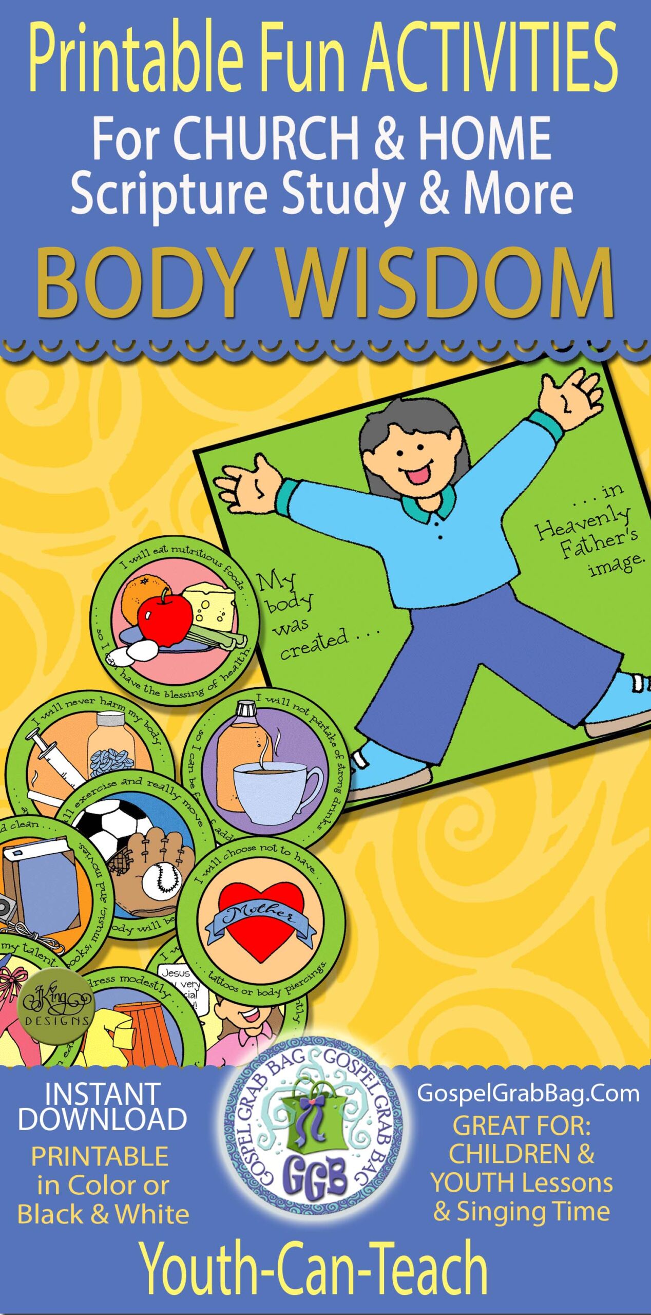 B, W - INDEX: Body (My Body is a Temple) & Word of Wisdom ACTIVITIES ...