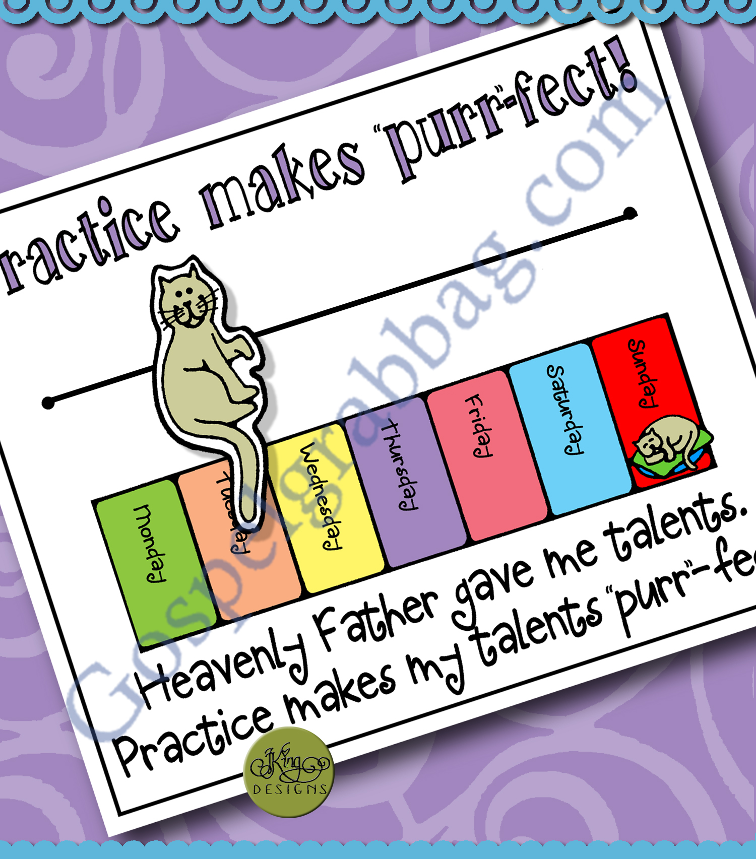 I Have Talents, Practice Makes Perfect ("purr"-fect!) Talent Tally ...
