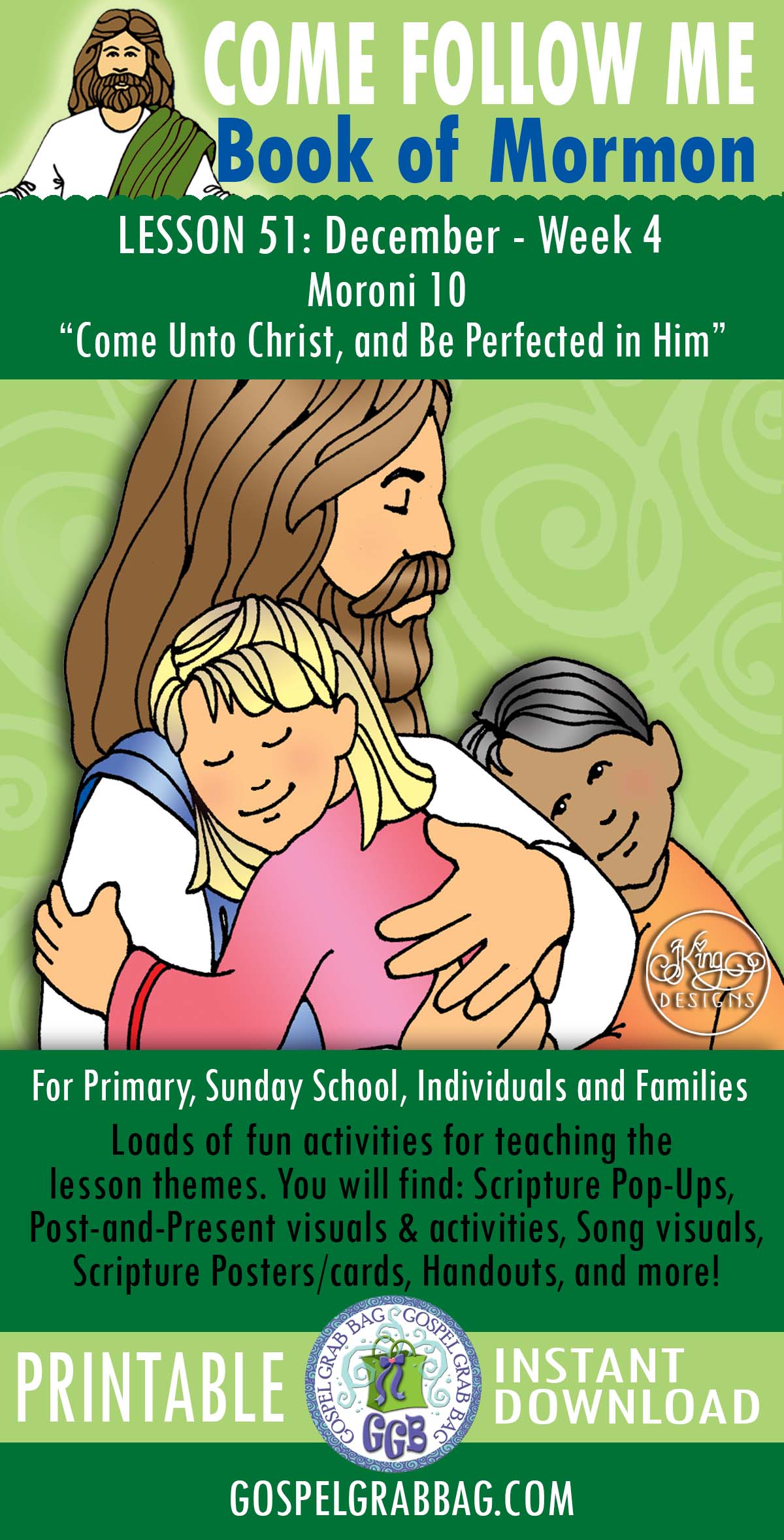 COME FOLLOW ME – Book of Mormon lesson activities – DECEMBER (week 4 ...