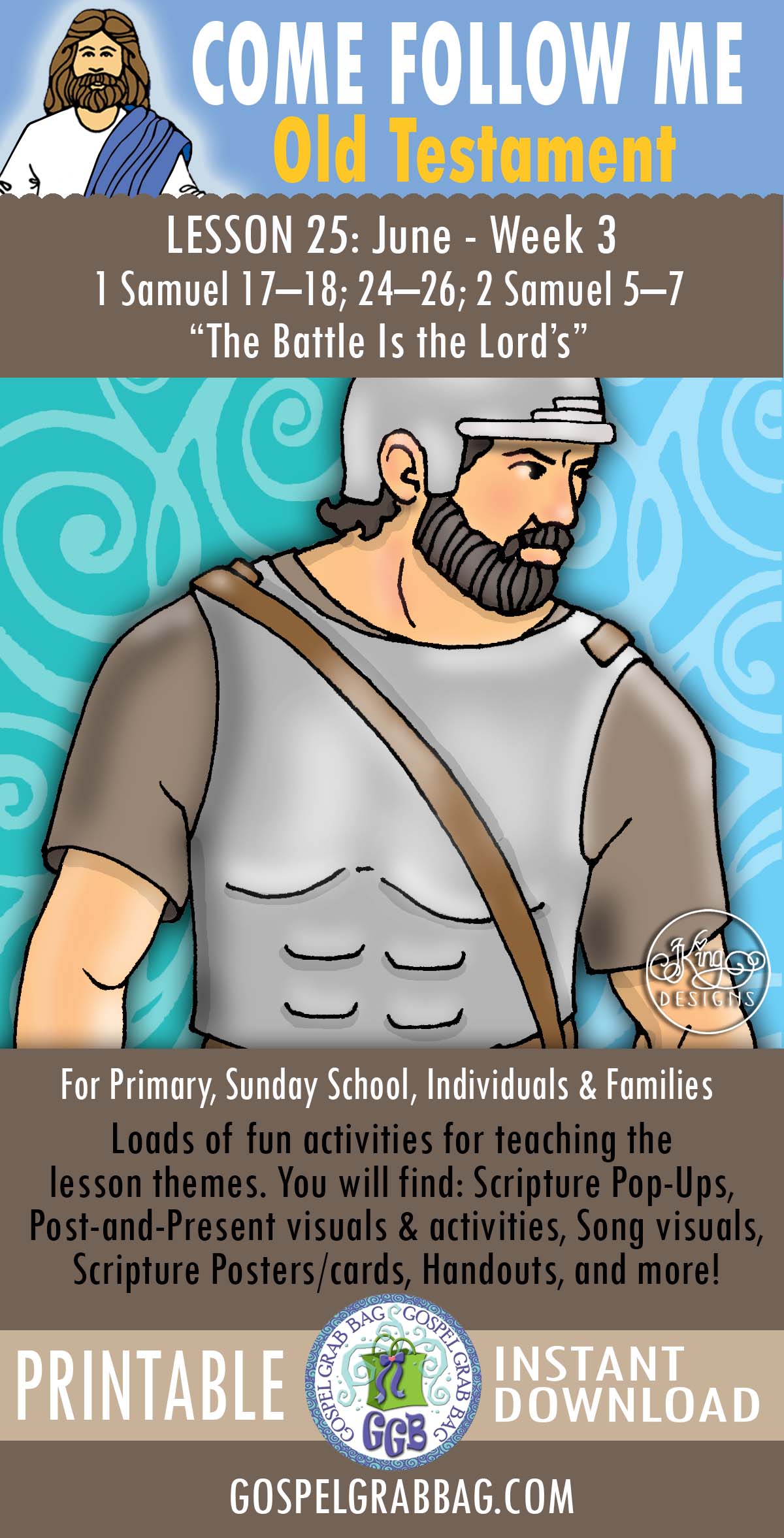 COME FOLLOW ME Old Testament – JUNE (week 3) “The Battle Is the Lord's ...