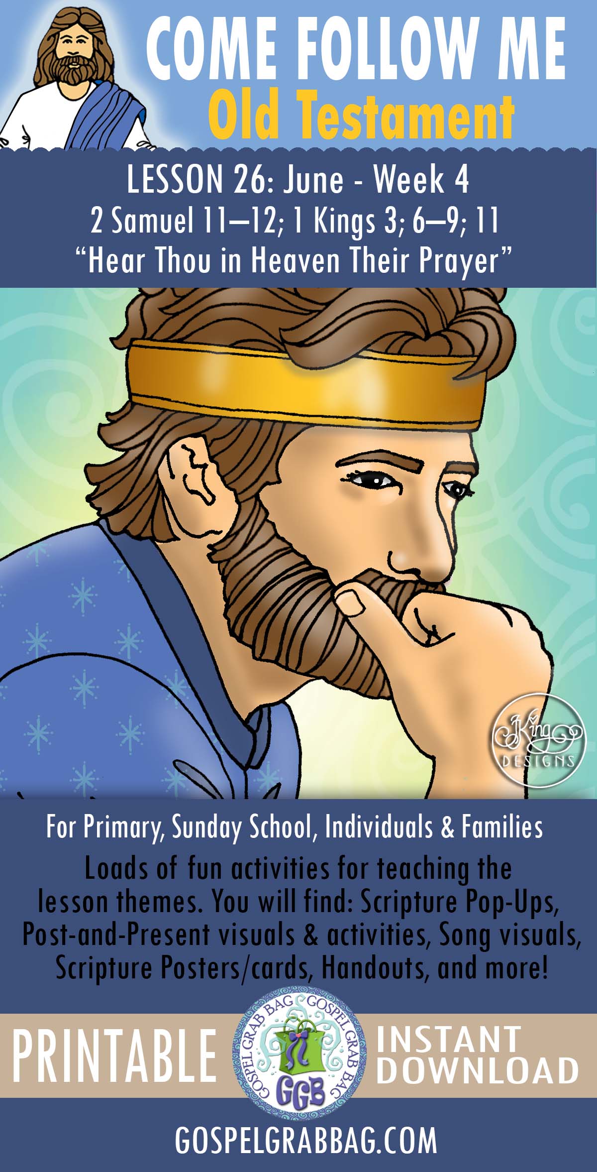 COME FOLLOW ME Old Testament – JUNE (week 4) “Hear Thou in Heaven Their ...